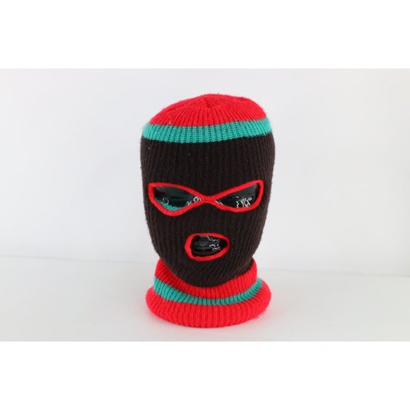 Vintage | Accessories | Vintage 9s Streetwear Chunky Ribbed Knit Winter ...